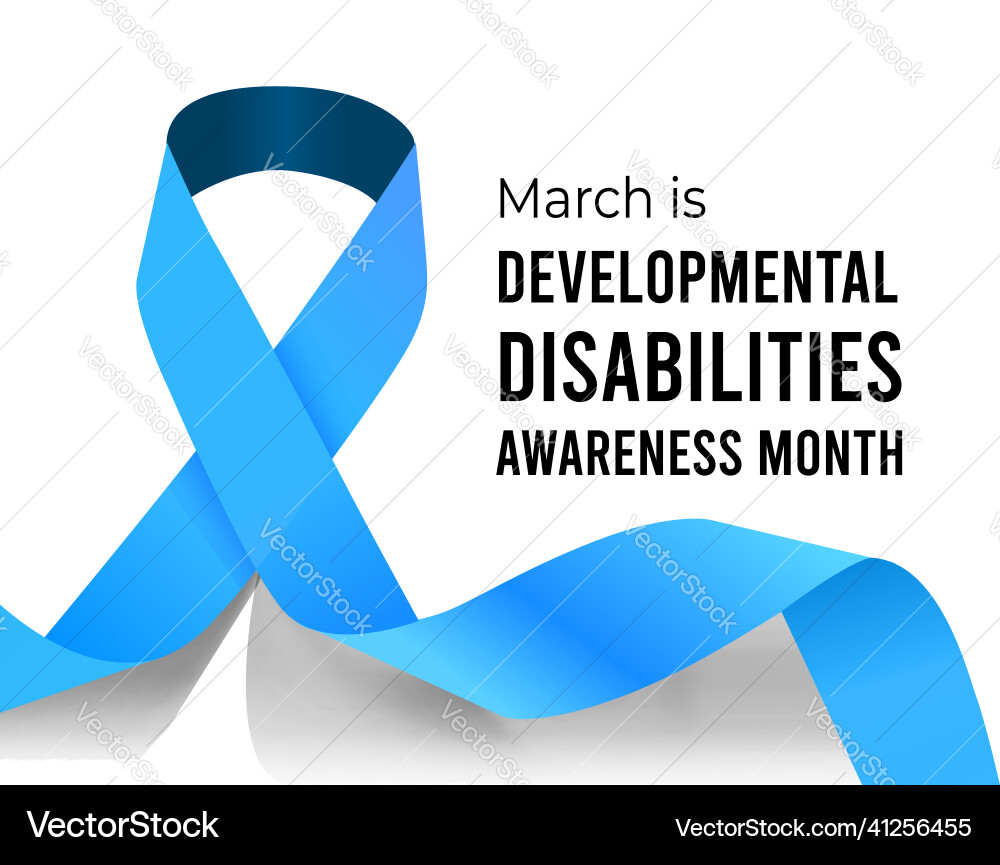 National developmental disabilities awareness Vector Image