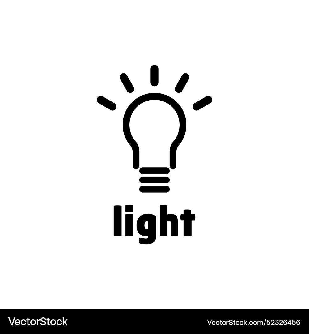 Light icon game Royalty Free Vector Image - VectorStock