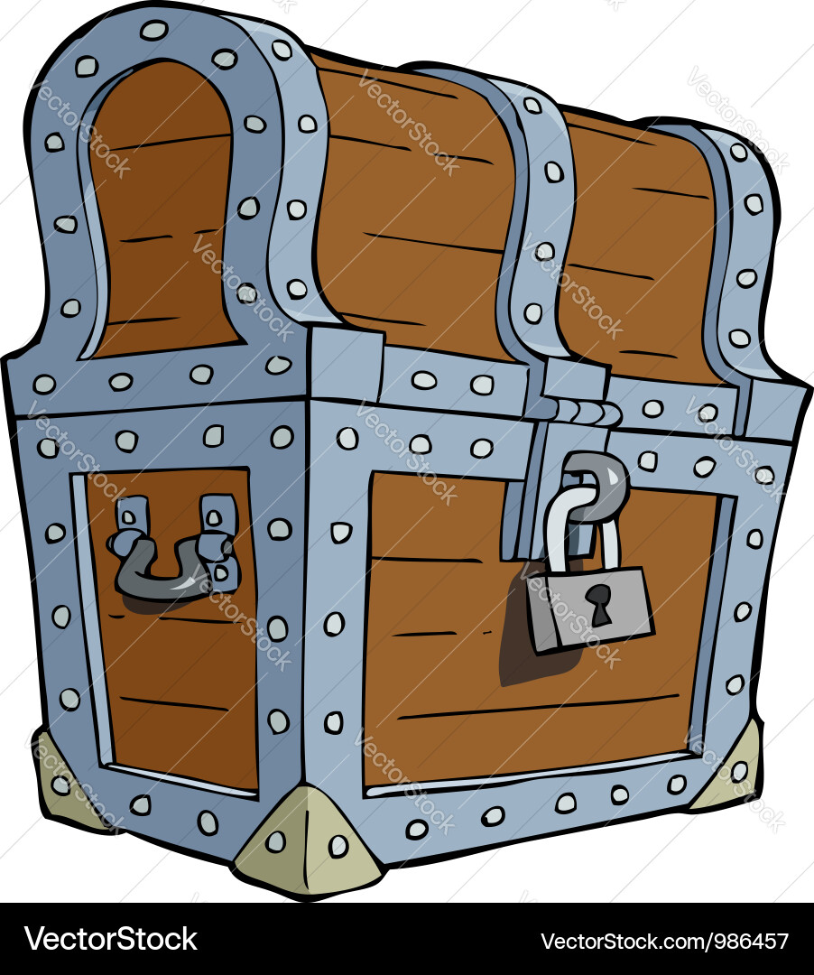 Closed chest Royalty Free Vector Image - VectorStock