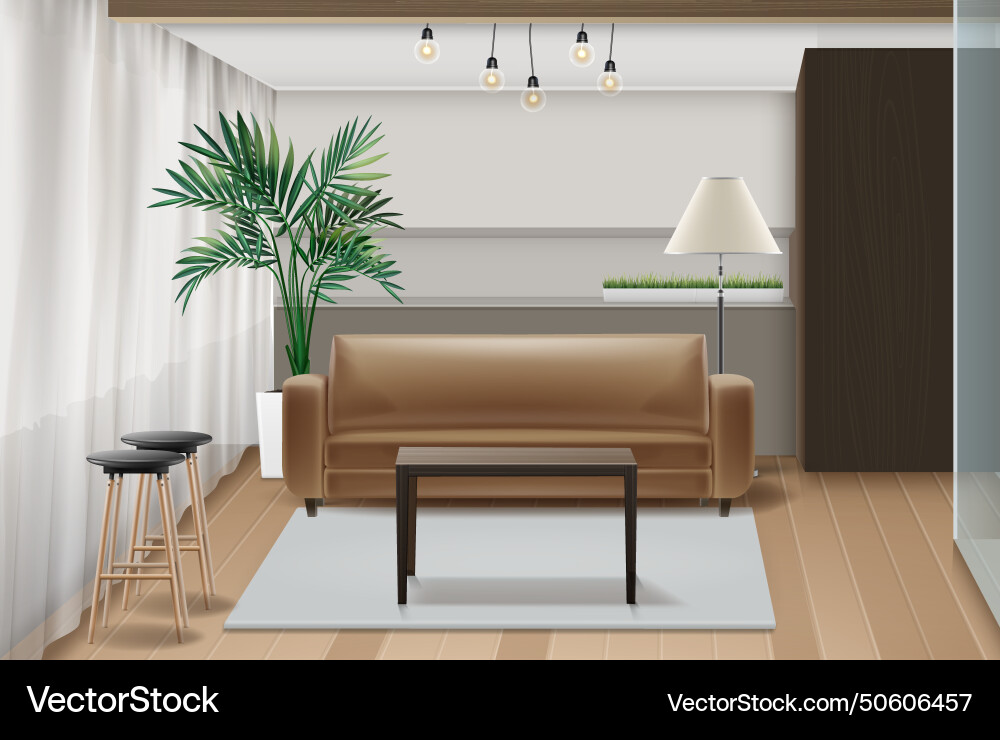 Interior design Royalty Free Vector Image - VectorStock