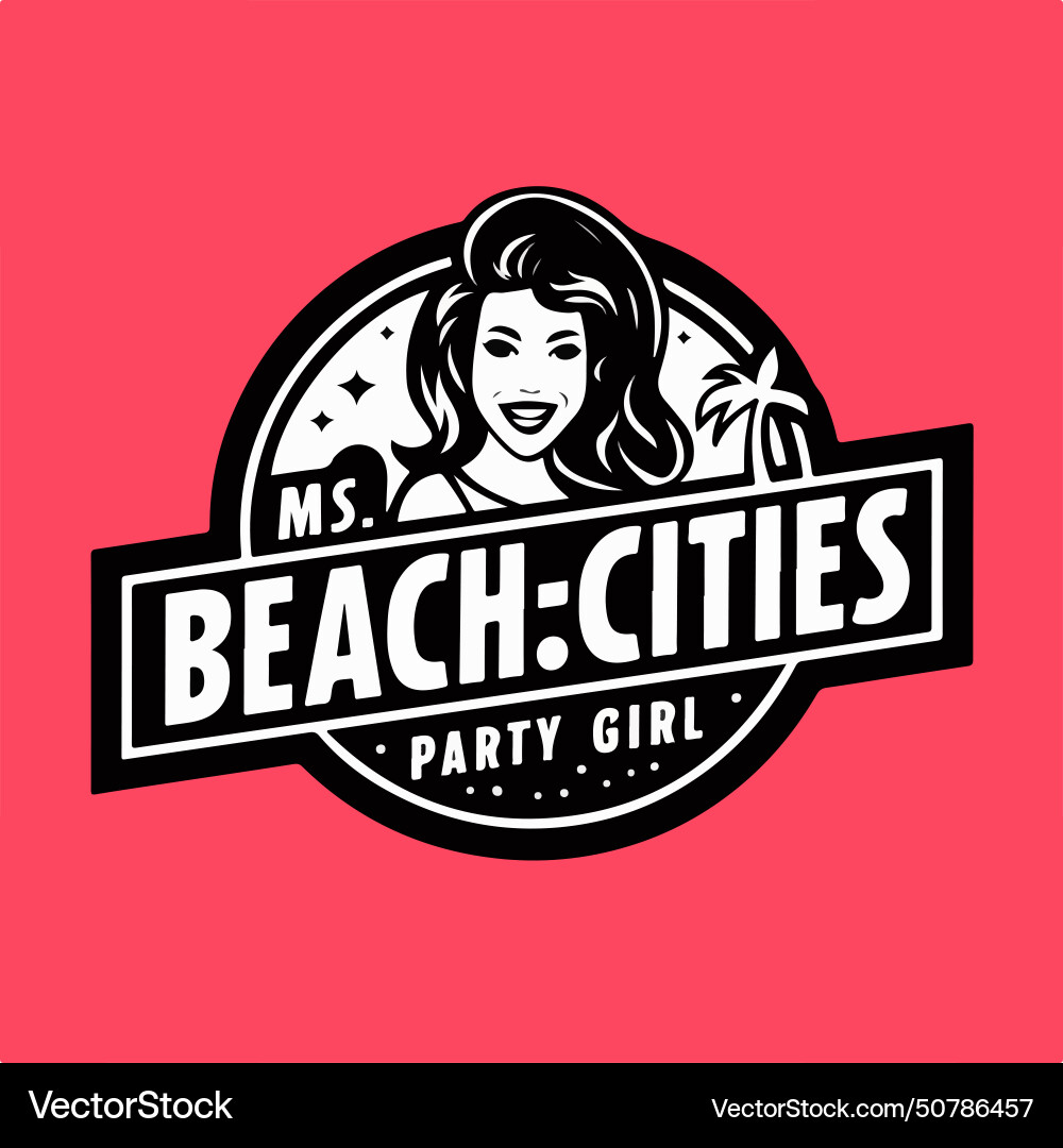 Modern logo design and bold vibrant Royalty Free Vector