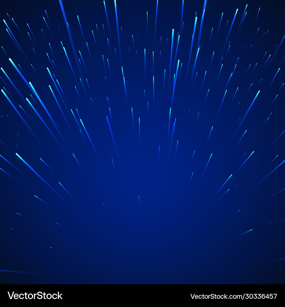 Sci-fi abstract background stars in dynamic Vector Image