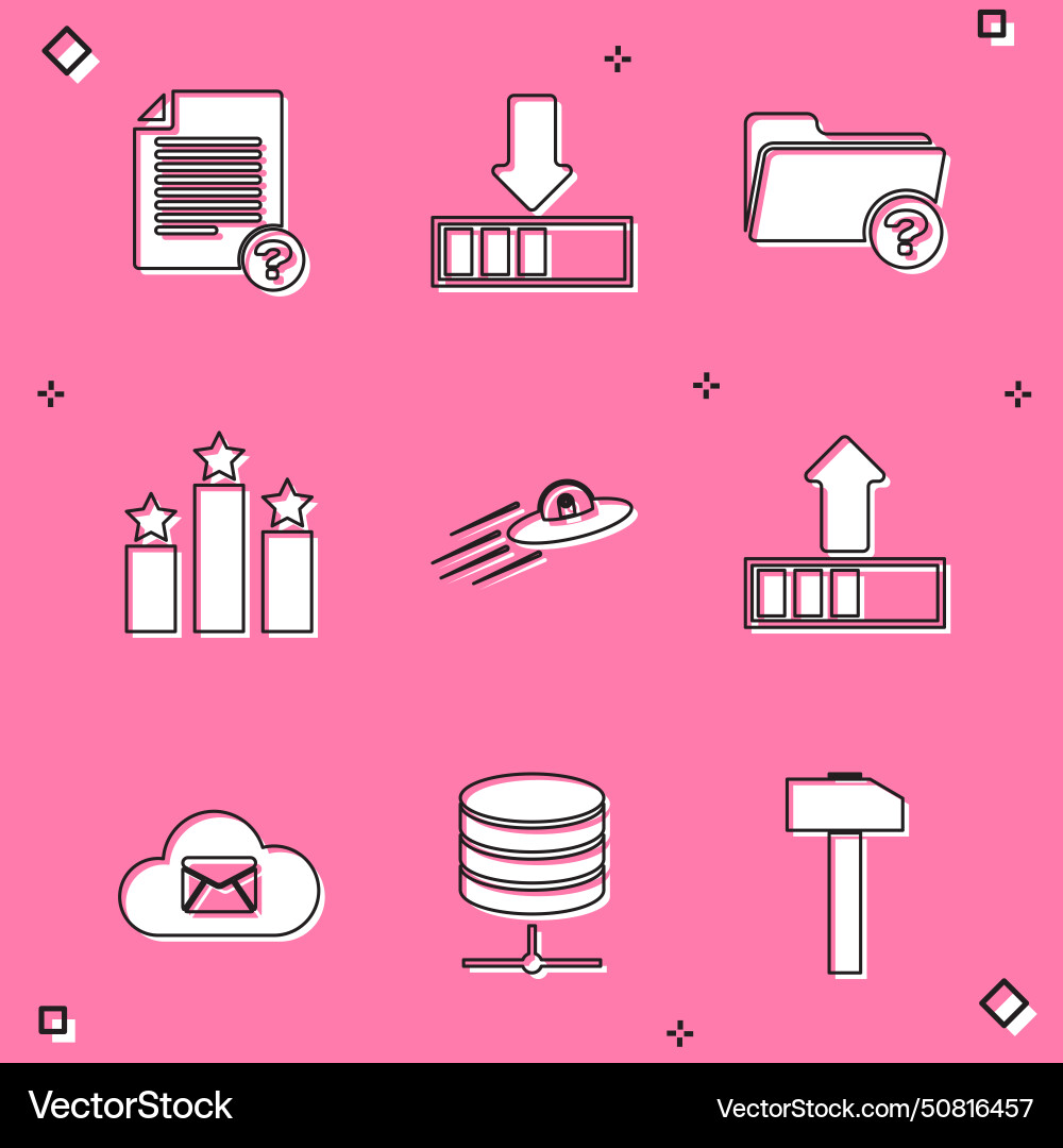 Set unknown document loading directory ranking Vector Image Set unknown document loading directory ranking Vector Image
