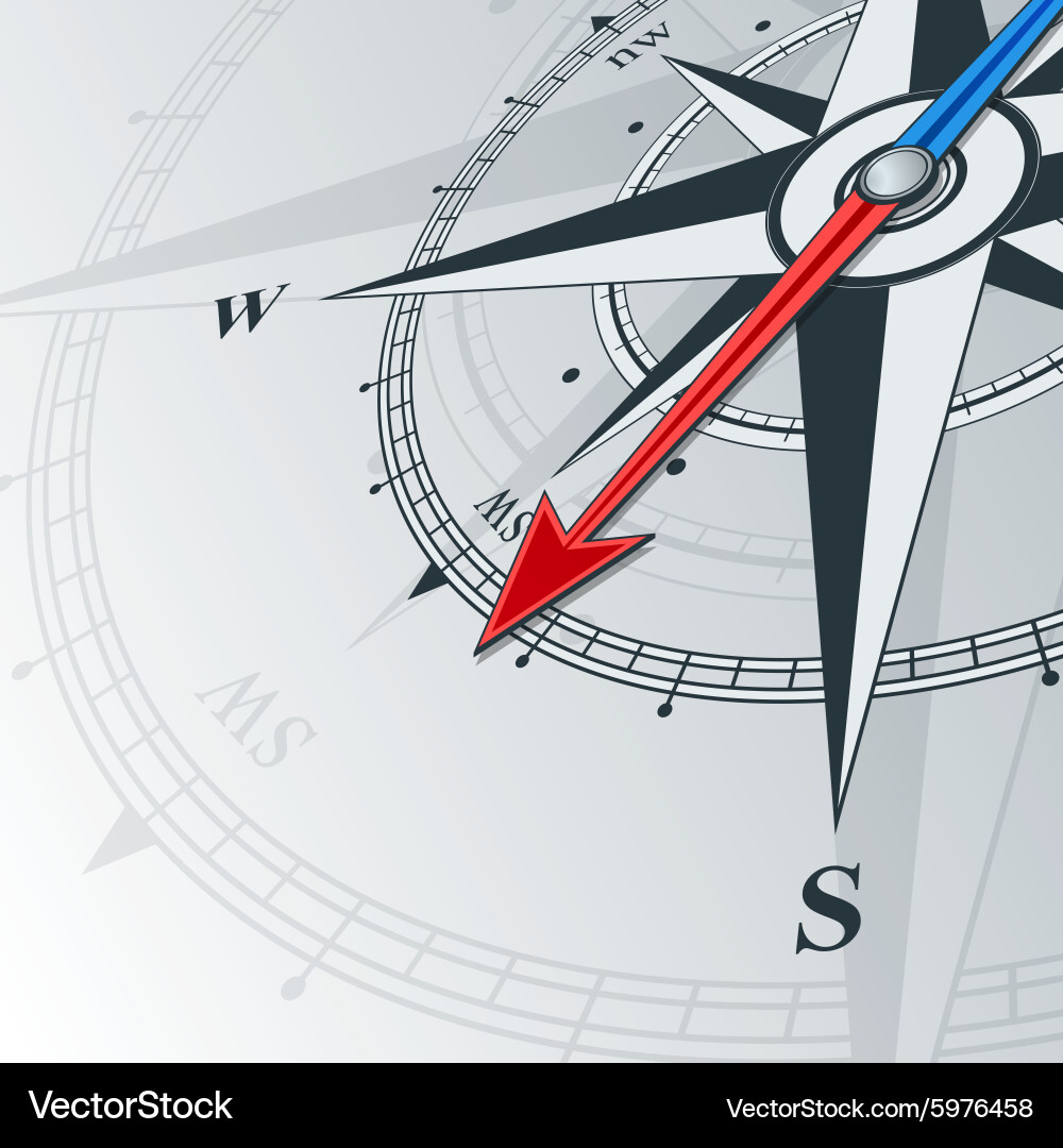 Compass Southwest Lizenzfreies Vektorbild - VectorStock
