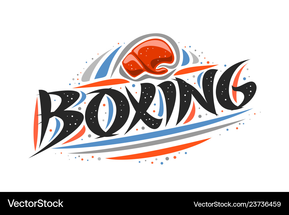 Logo for boxing Royalty Free Vector Image - VectorStock