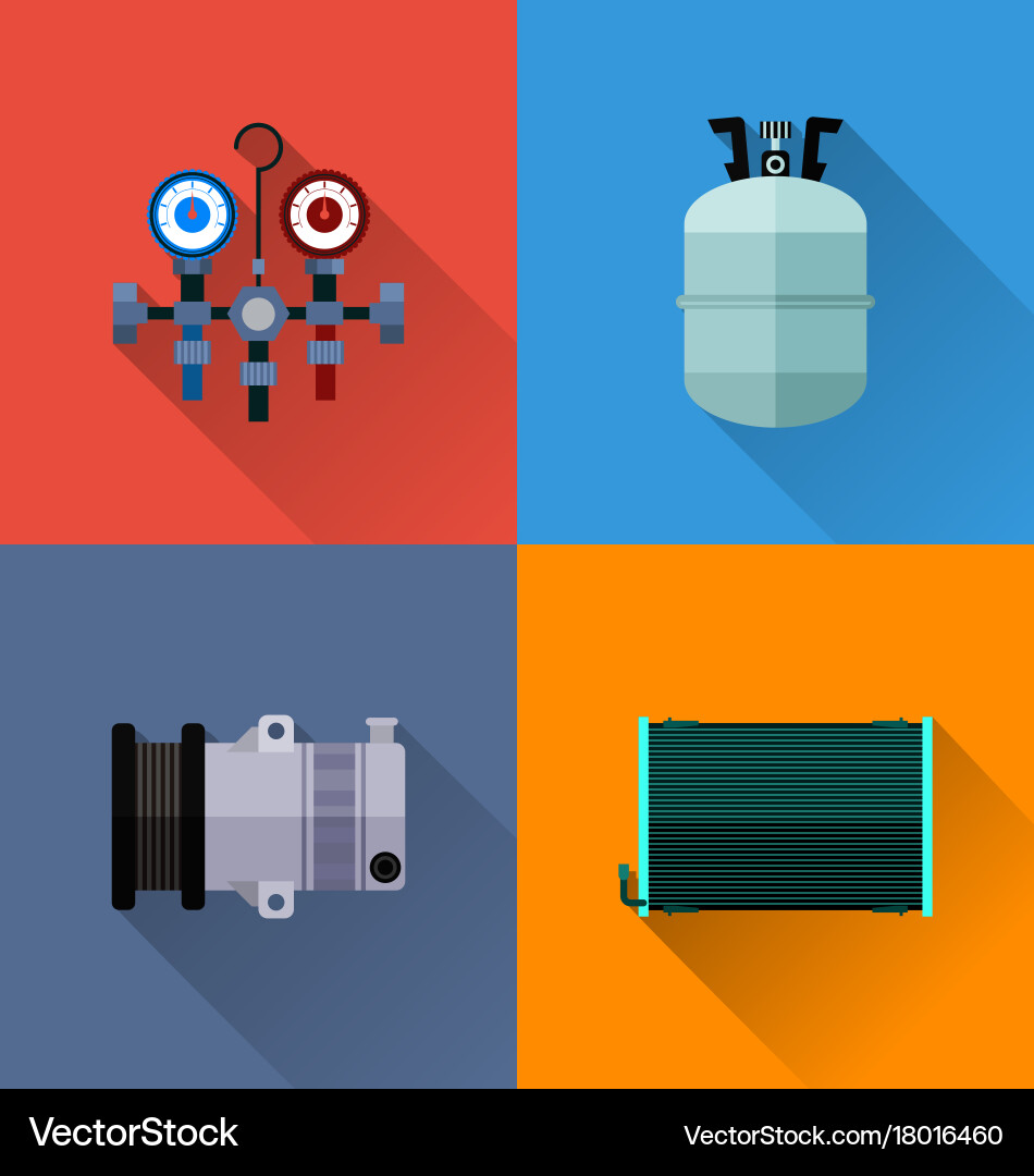 Automotive spare parts Royalty Free Vector Image