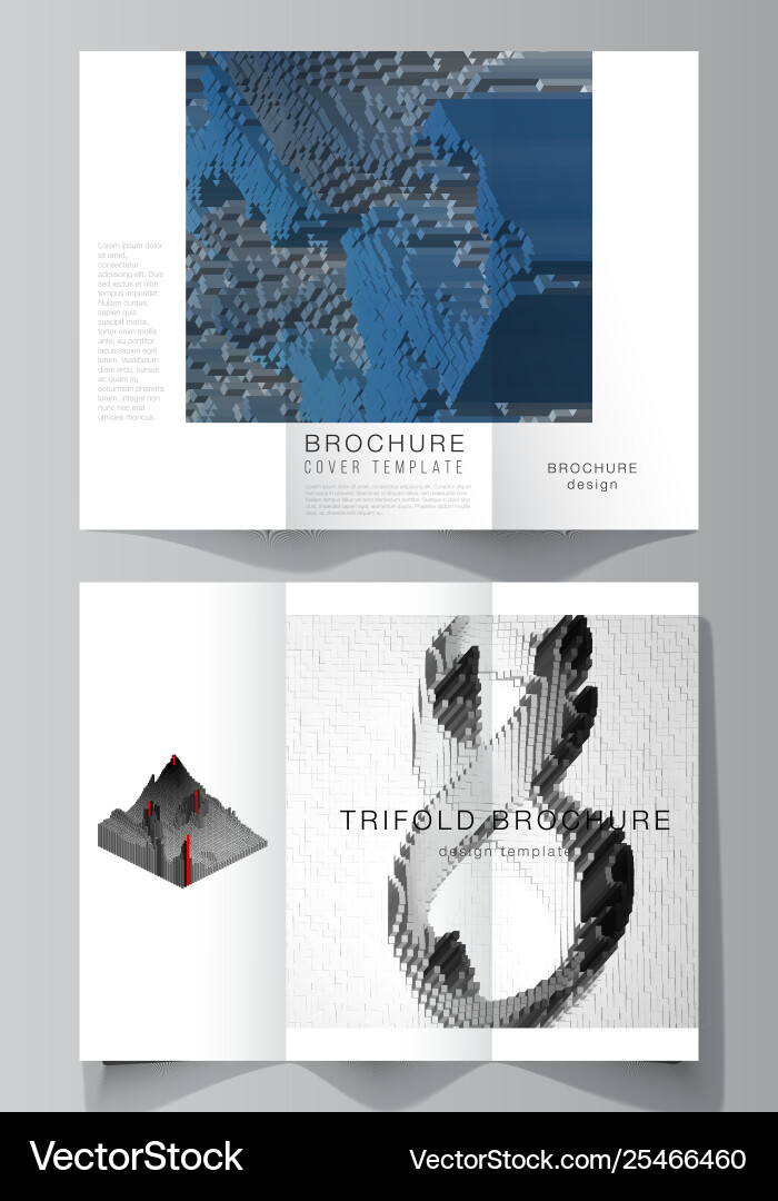 Minimal layouts modern creative covers Royalty Free Vector