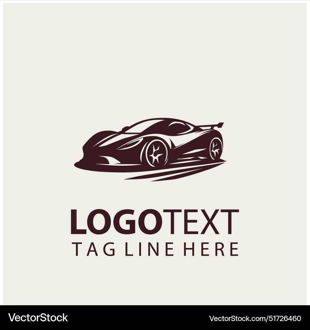 Speed car logo Royalty Free Vector Image - VectorStock