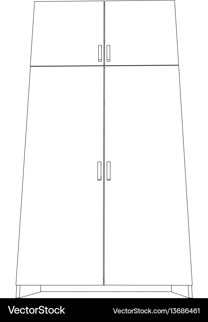 Cabinet Royalty Free Vector Image - VectorStock