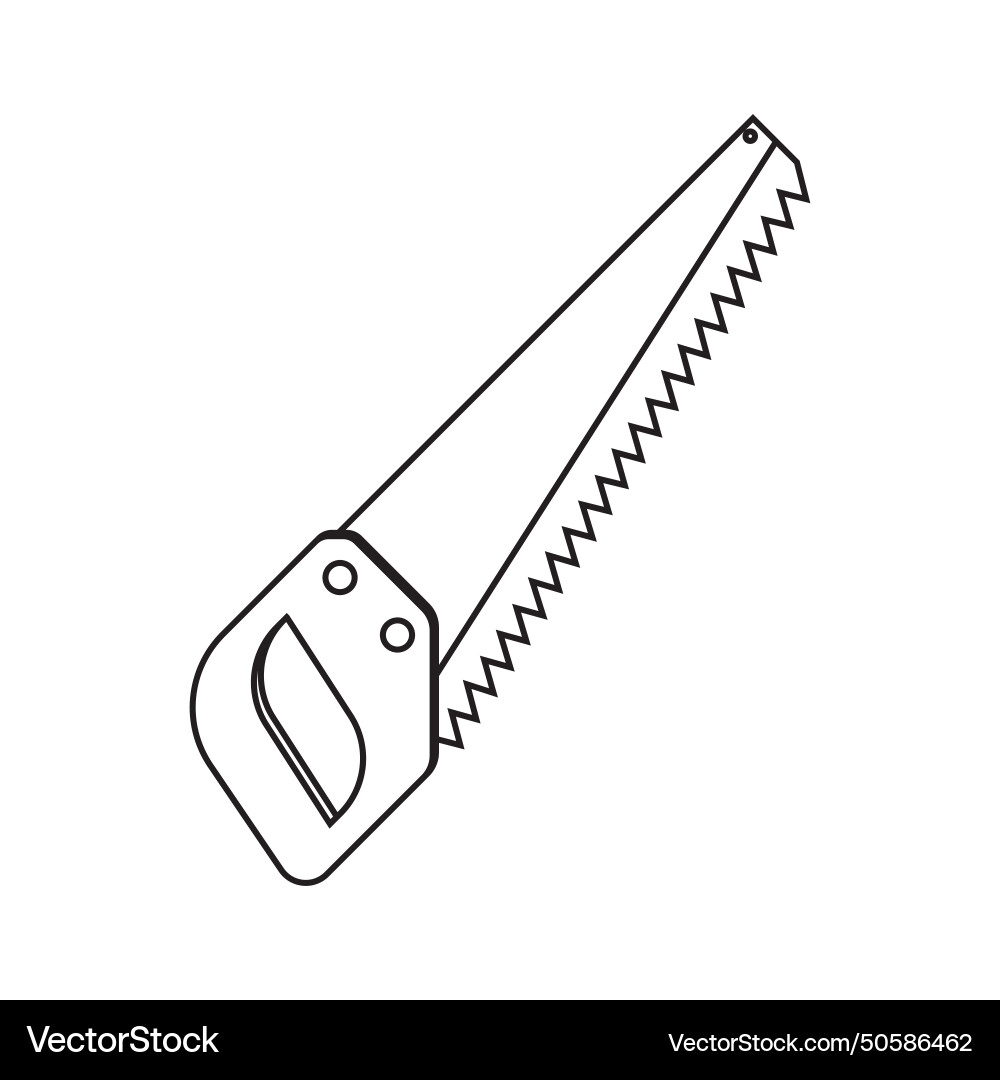 Saw icon Royalty Free Vector Image - VectorStock