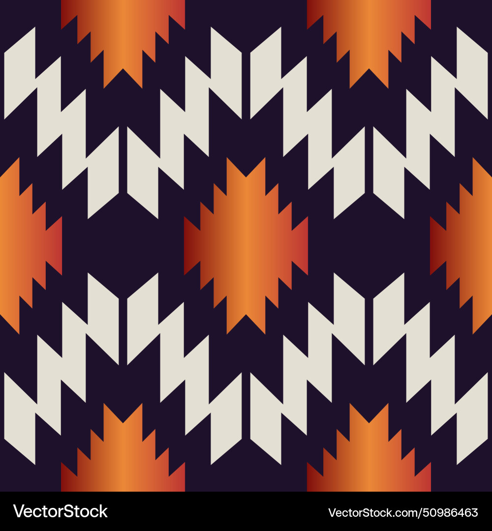 Aztec southwest colorful pattern Royalty Free Vector Image