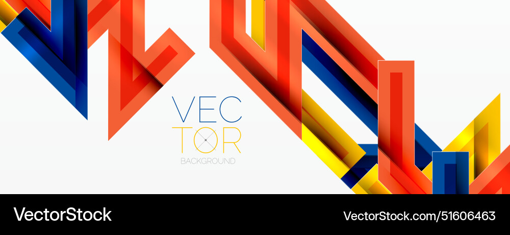 Line zig zag dynamic geometric abstract background