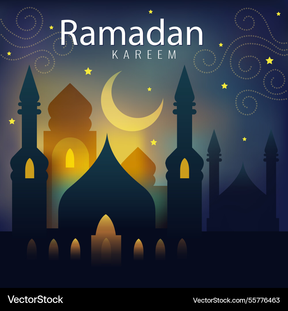 Ramadan background Royalty Free Vector Image - VectorStock