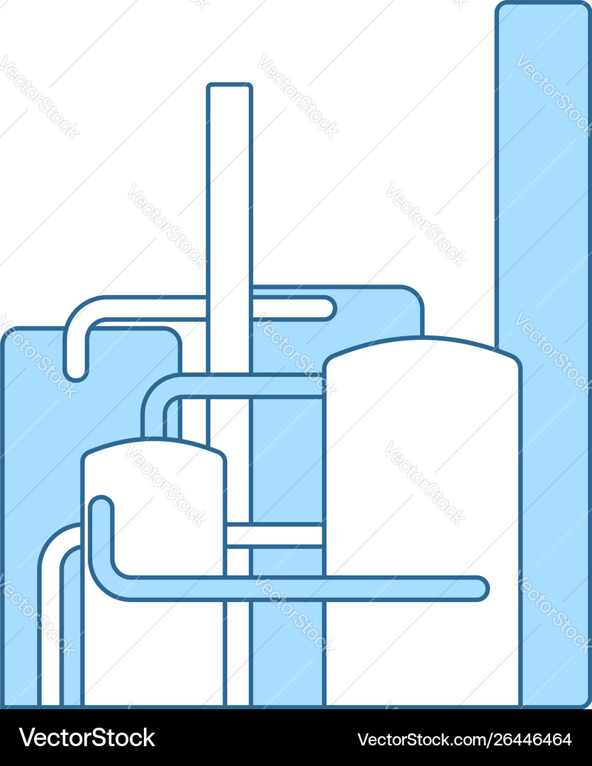 Chemical plant icon Royalty Free Vector Image - VectorStock