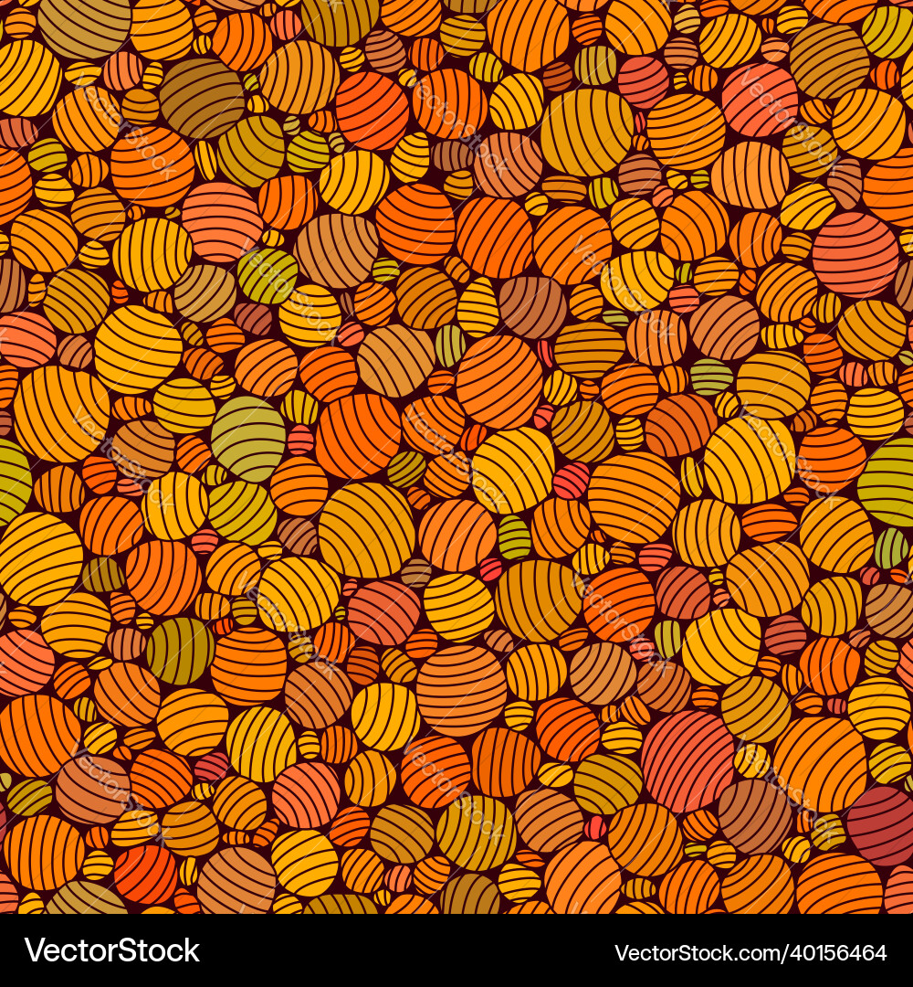 Seamless abstract pattern of striped bubbles Vector Image