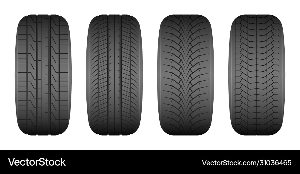 Car tyre Royalty Free Vector Image - VectorStock