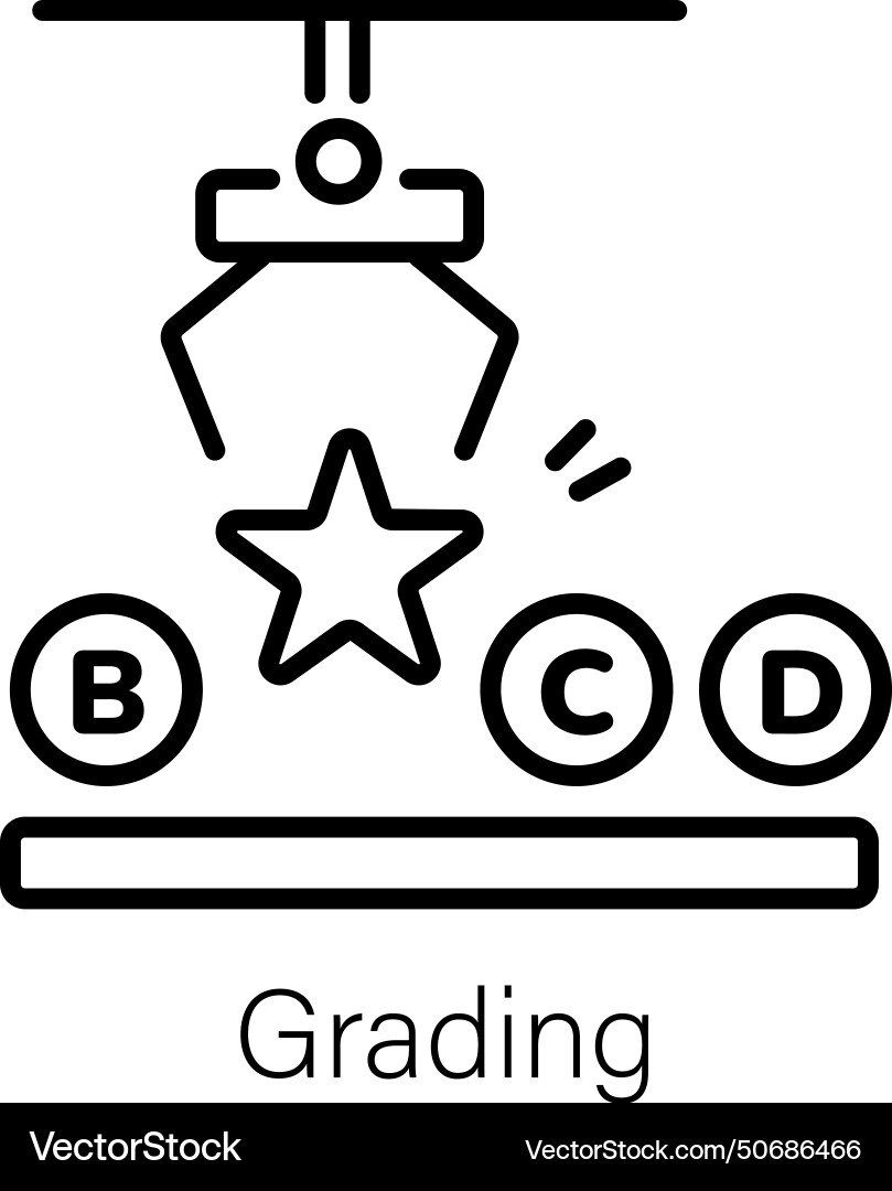 Grading Royalty Free Vector Image - VectorStock