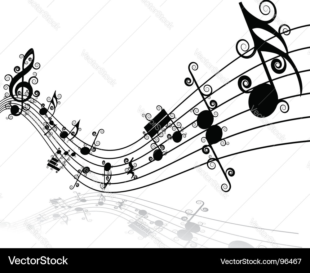 Notes staff Royalty Free Vector Image - VectorStock