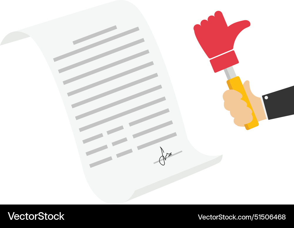 Agreementcustomer feedback concept of bus Vector Image