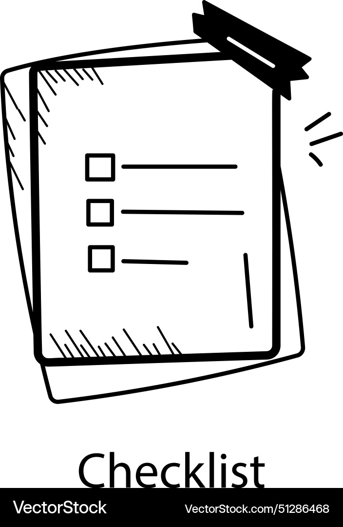Checklist Royalty Free Vector Image - VectorStock Checklist Royalty Free Vector Image - VectorStock