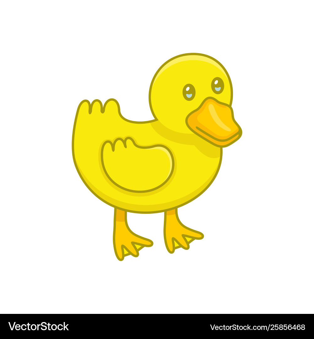 Duckling Royalty Free Vector Image - VectorStock