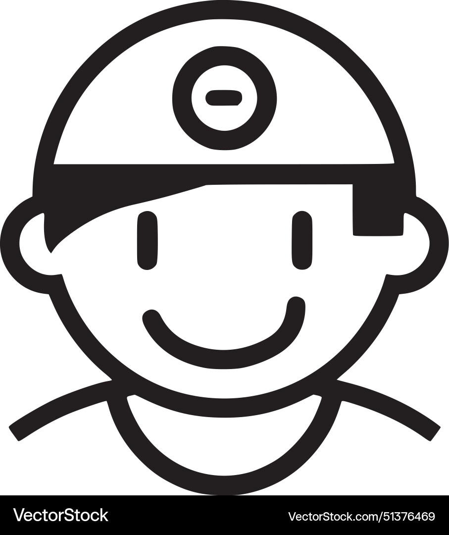 Can - minimalist and flat logo Royalty Free Vector Image