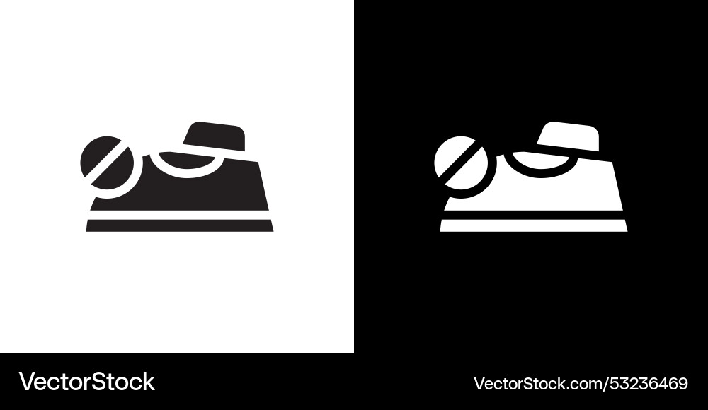 Do not iron icon simple symbol Royalty Free Vector Image