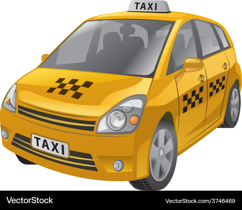 Taxi Royalty Free Vector Image - VectorStock