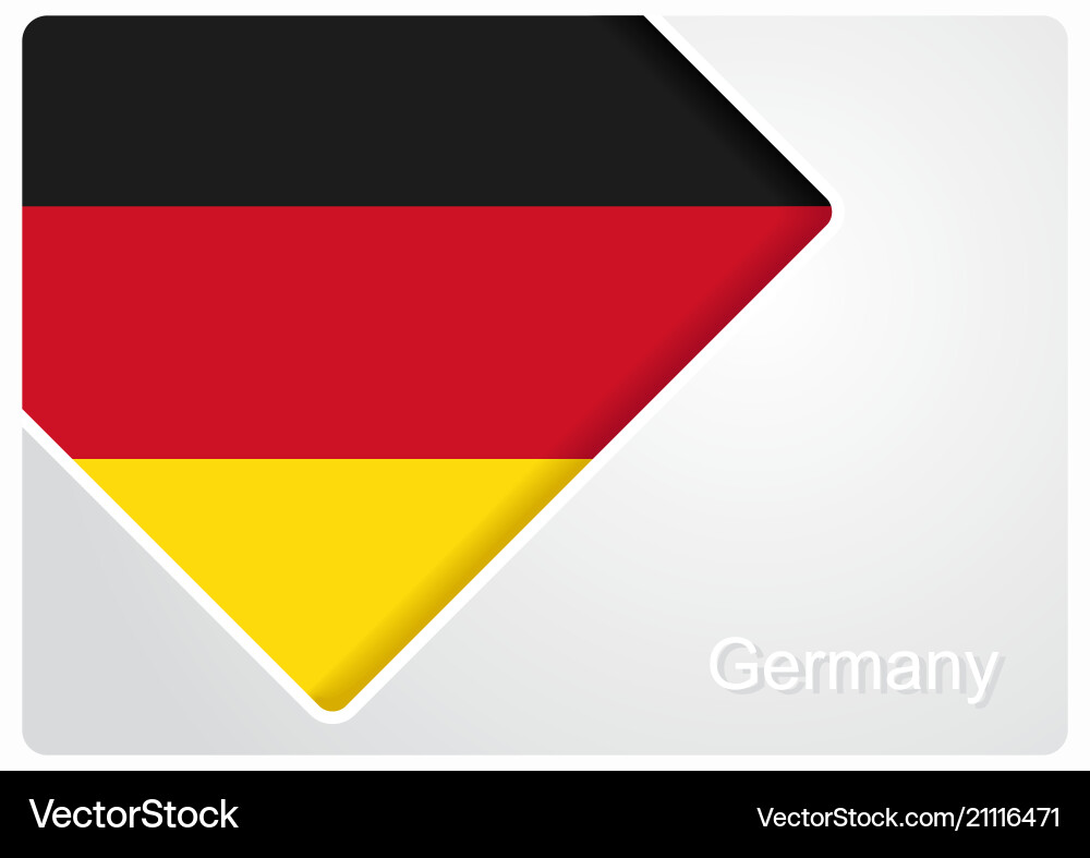 German flag design background Royalty Free Vector Image