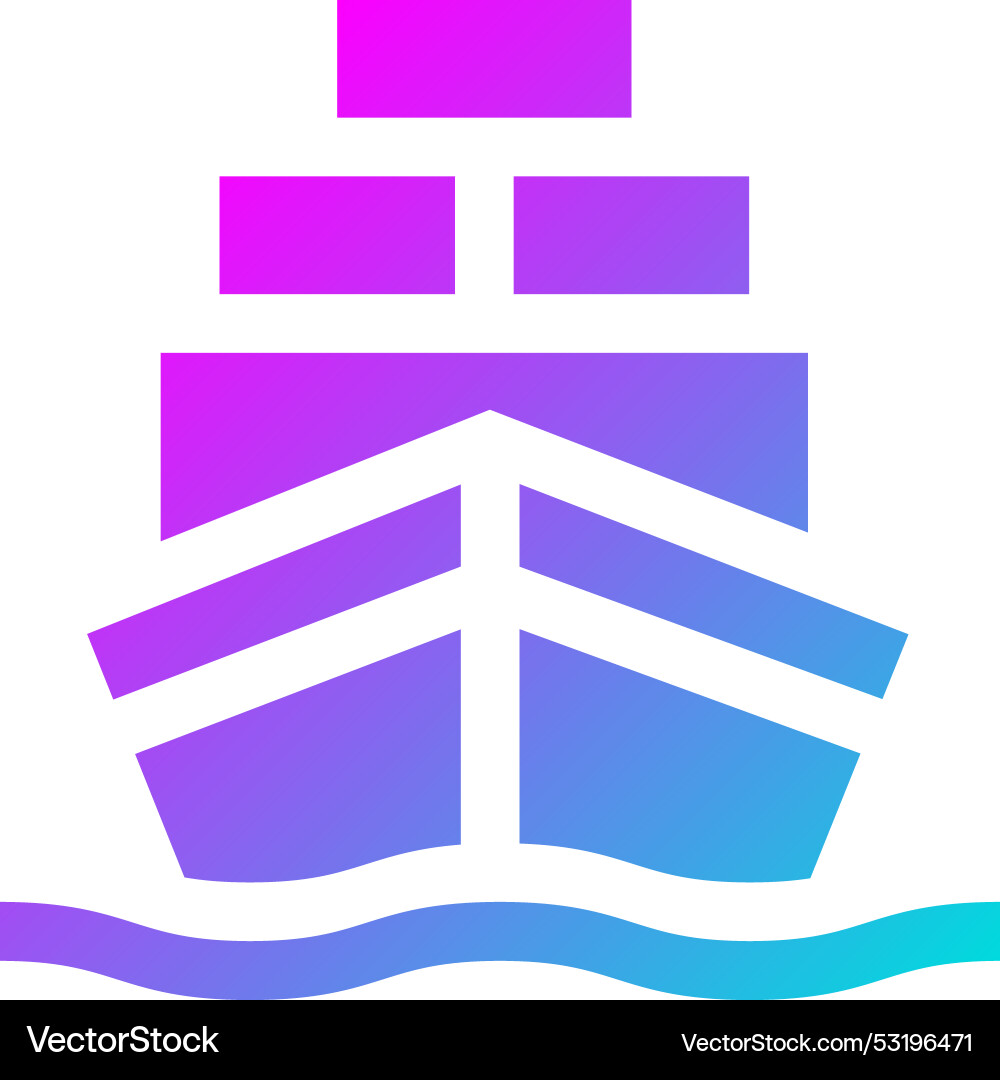Loading boat icon design Royalty Free Vector Image