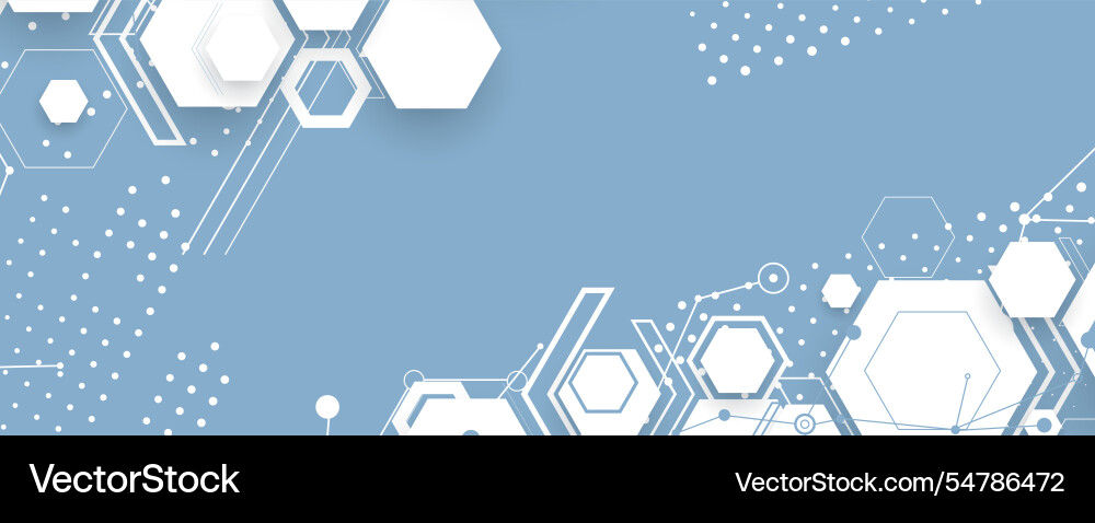 Abstract geometric background for scientific Vector Image