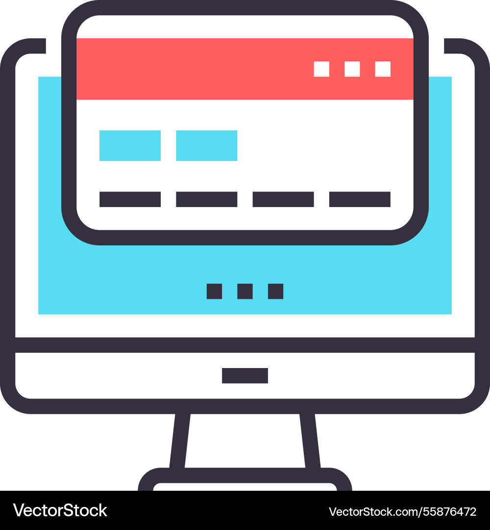 Internet banking Royalty Free Vector Image - VectorStock