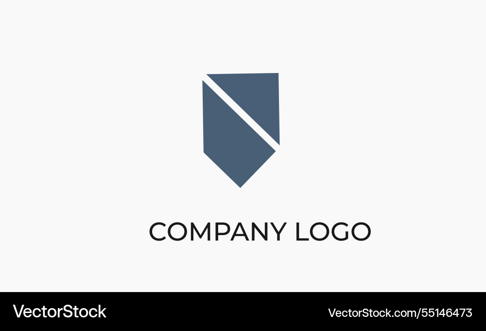 Abstract fusion unique logo design Royalty Free Vector Image