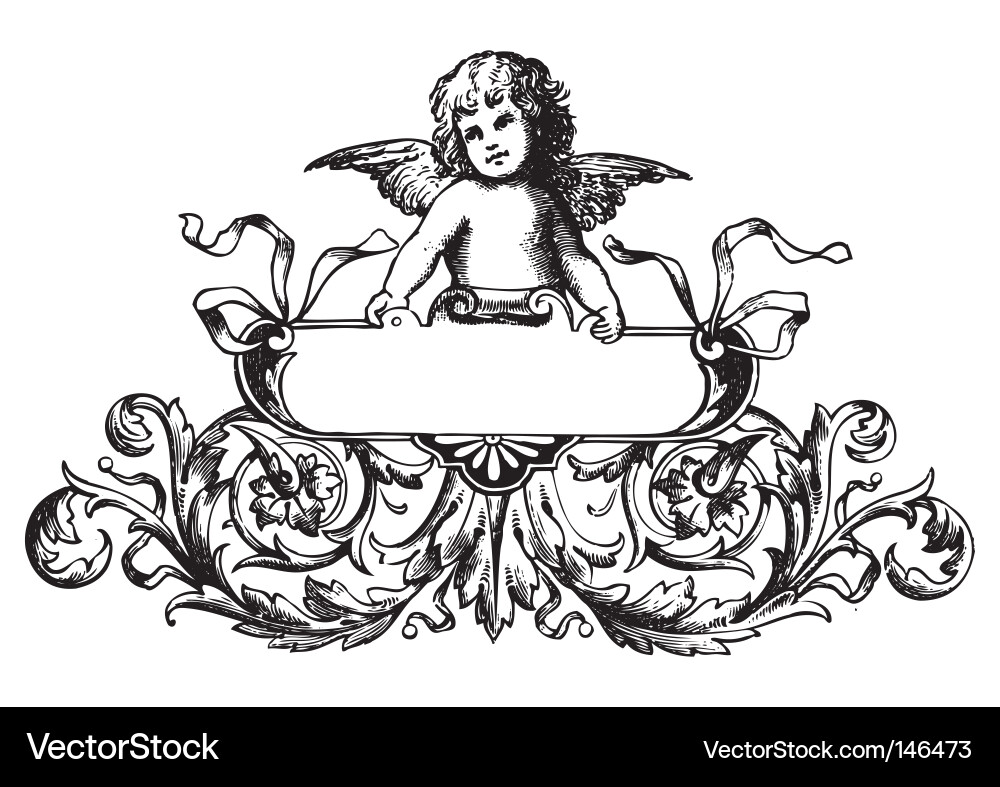 Cherub Border Vector Images (65)