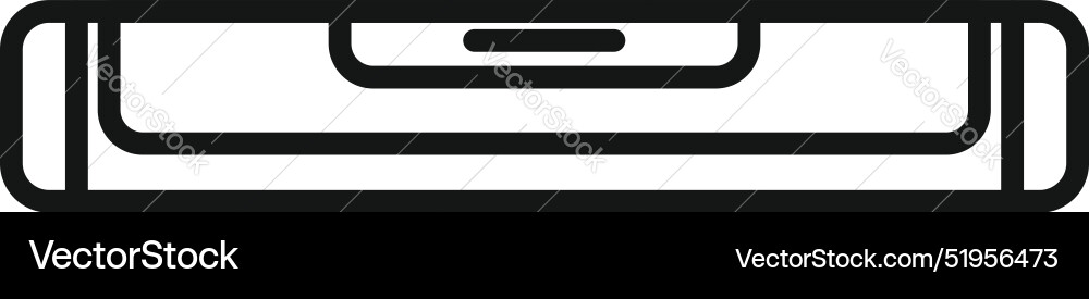 Construction level showing measuring instrument Vector Image