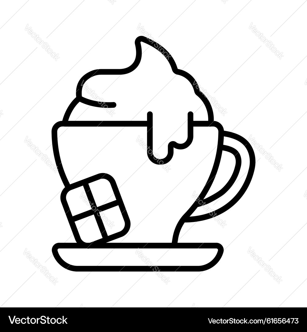 Hot Cocoa Drink Icon – Royalty-Free Vector | VectorStock