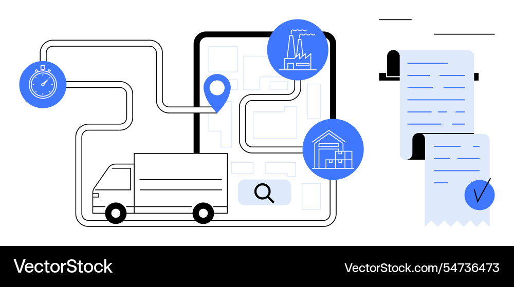 Logistics and supply chain management with routing