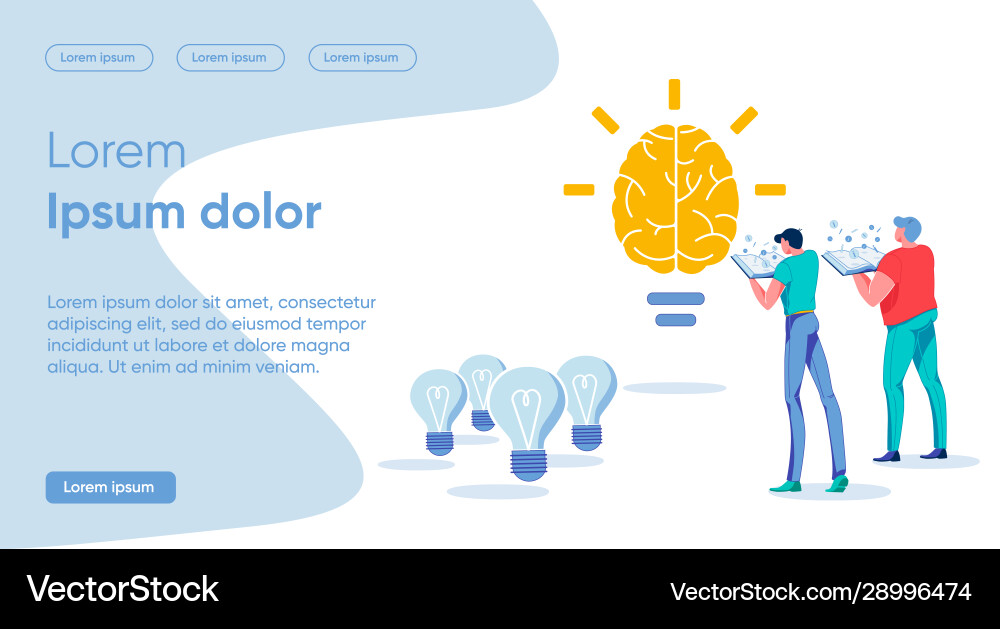Bright written concept idea Royalty Free Vector Image