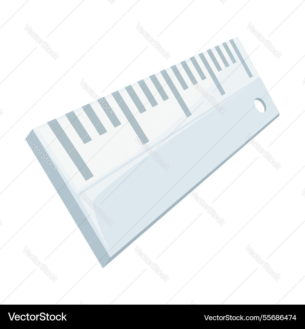 Ruler sign emoji icon tool Royalty Free Vector Image