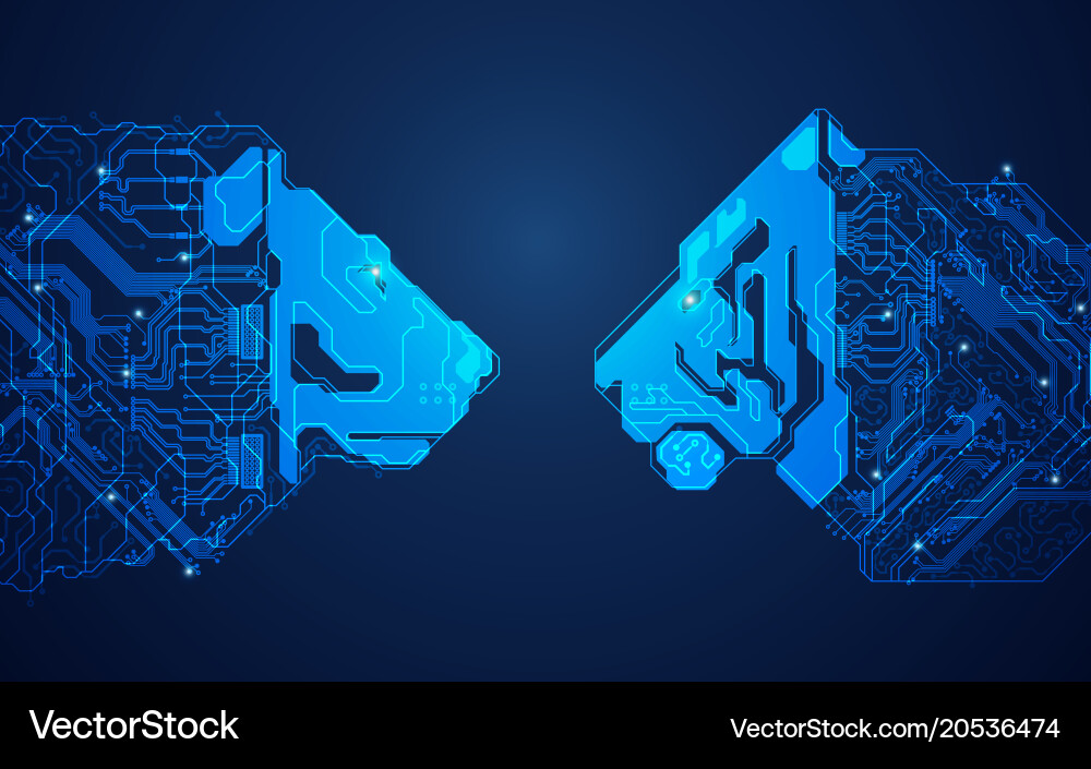 Two kings Royalty Free Vector Image - VectorStock