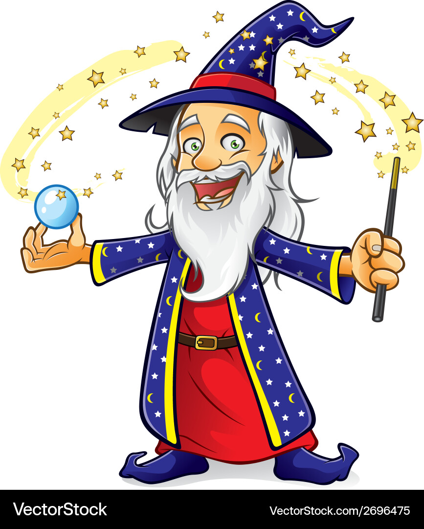 Wizard Royalty Free Vector Image - VectorStock