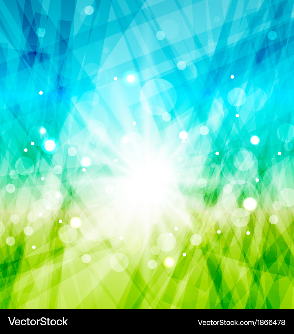Modern abstract background with sun rays Vector Image