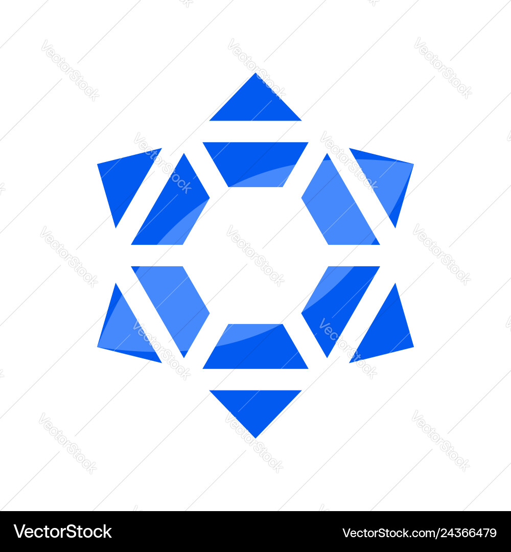 Jews symbol logo Royalty Free Vector Image - VectorStock