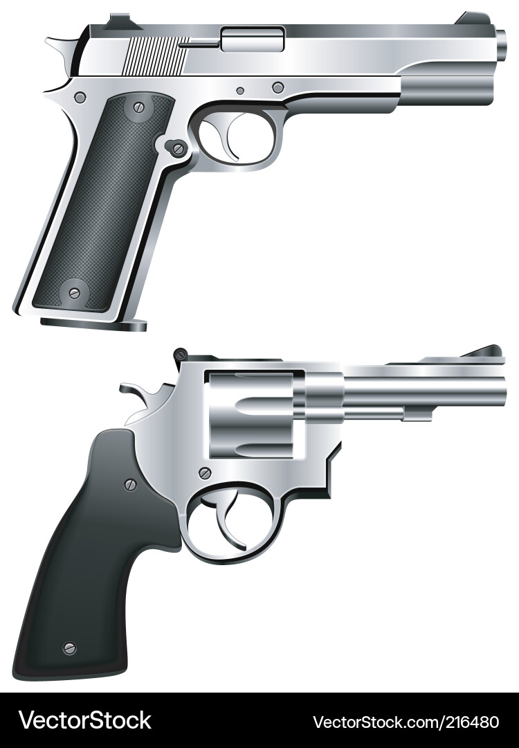 Chrome Gun Vector Images (over 110)