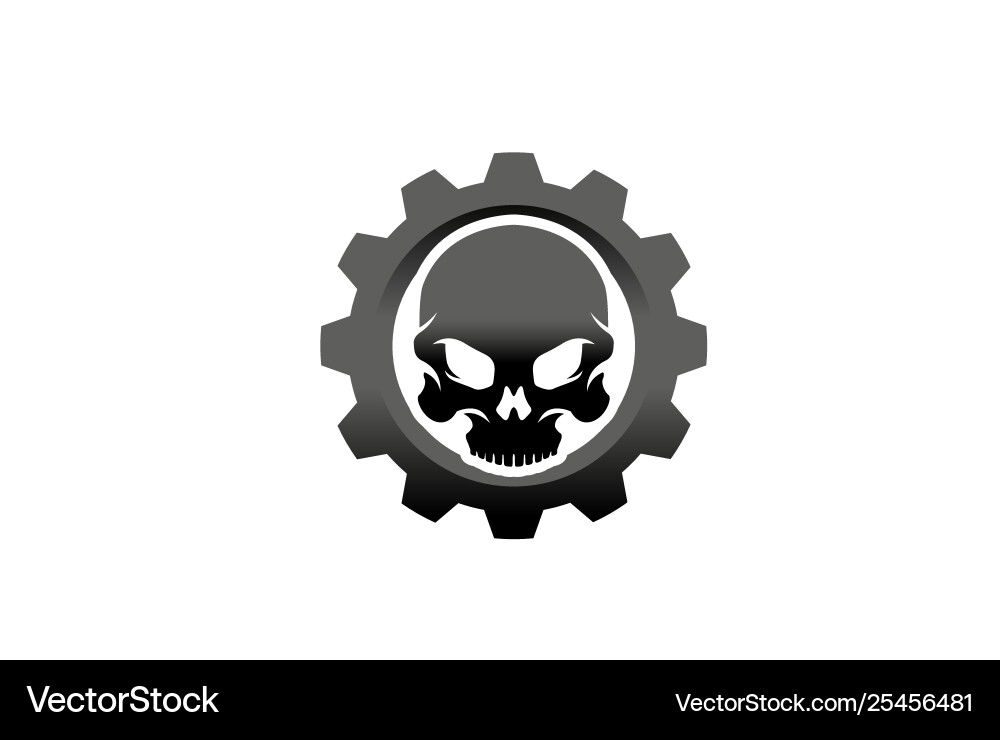 Cog Gear Skull Mechanical Vector Images (41)