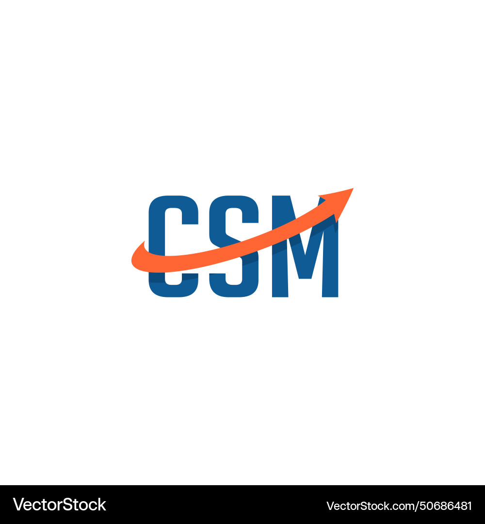 Csm logo Royalty Free Vector Image - VectorStock