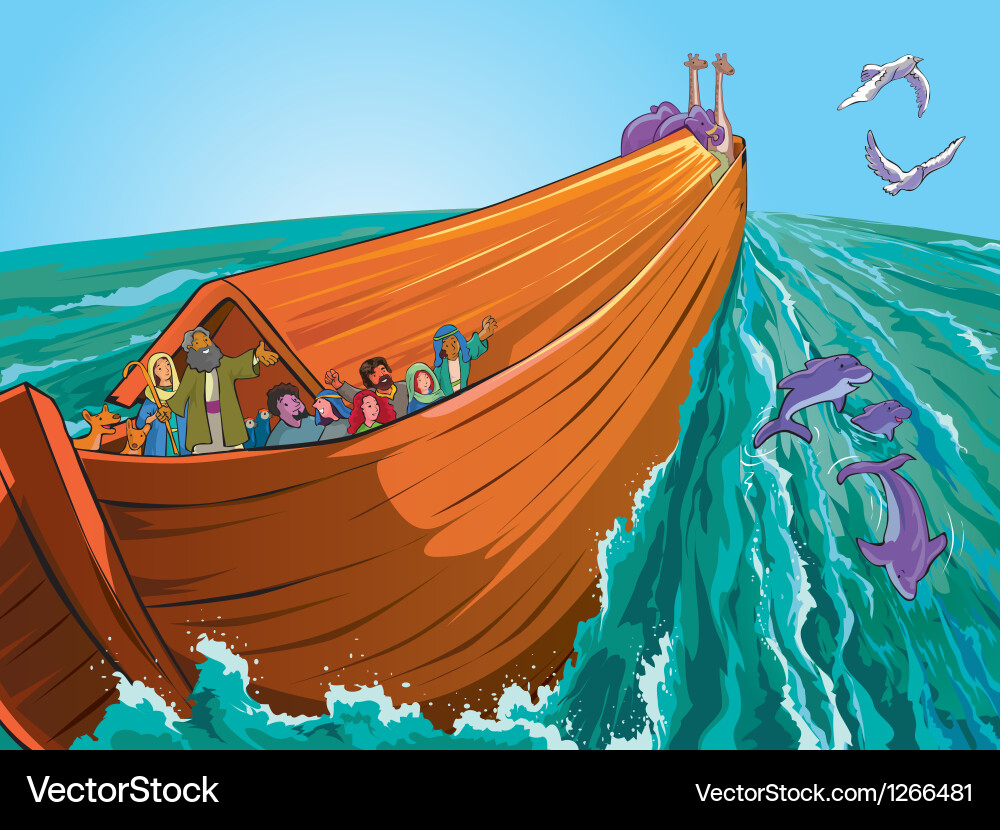Noah's Ark - A Divine Vessel Royalty Free Vector Image