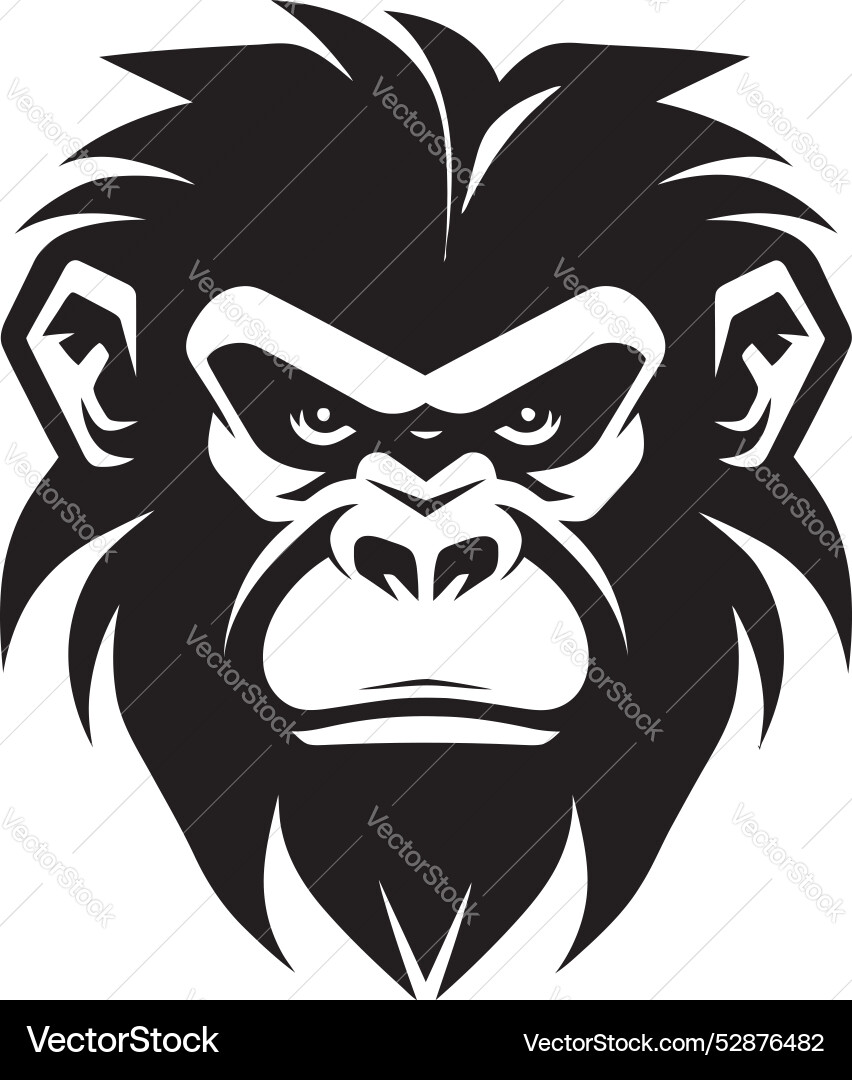 Baboon sovereign seal african baboon logo Vector Image