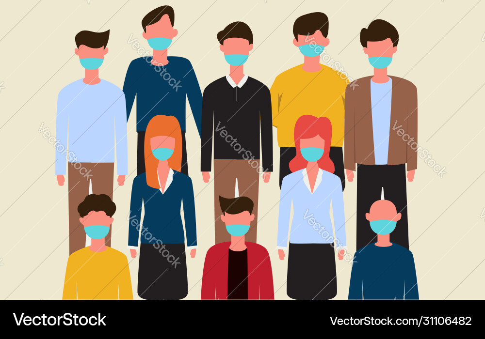 Maintain physical distance and social Royalty Free Vector