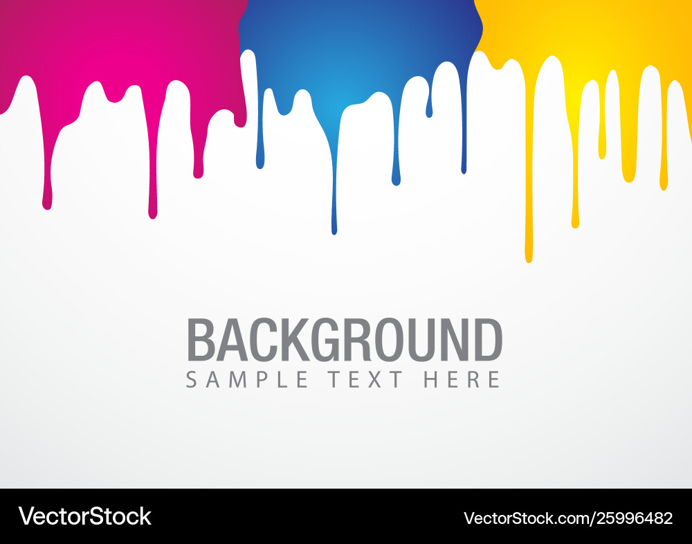 Paint drop background Royalty Free Vector Image